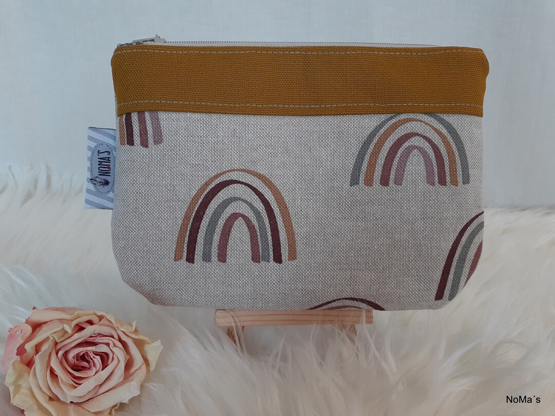 Cosmetic Bag Junk Bag Pouch Mimi Cream Colorful Rainbow - Etsy