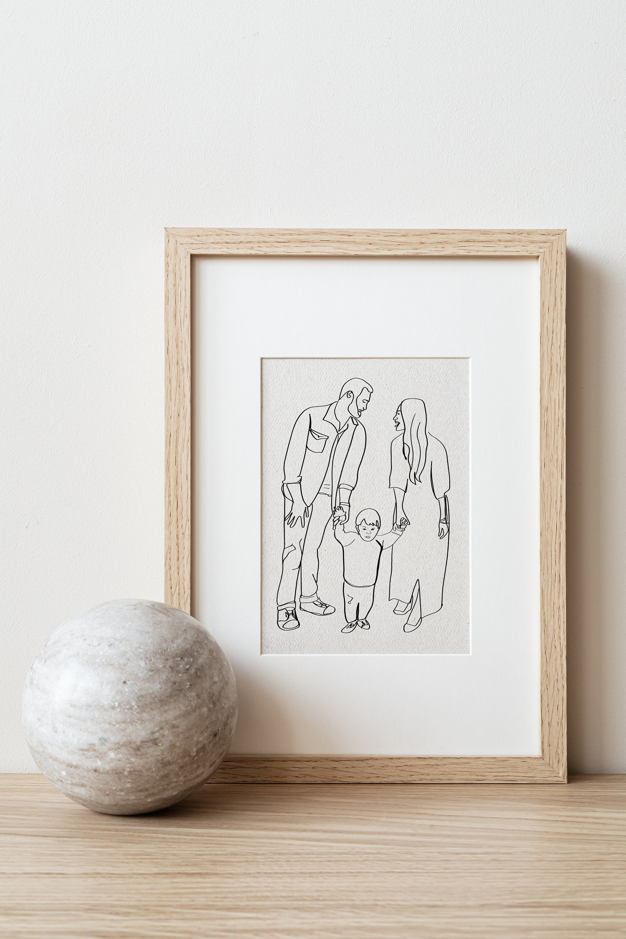 Line Couple Portrait / Family Portrait/ Digital Download/ - Etsy Australia