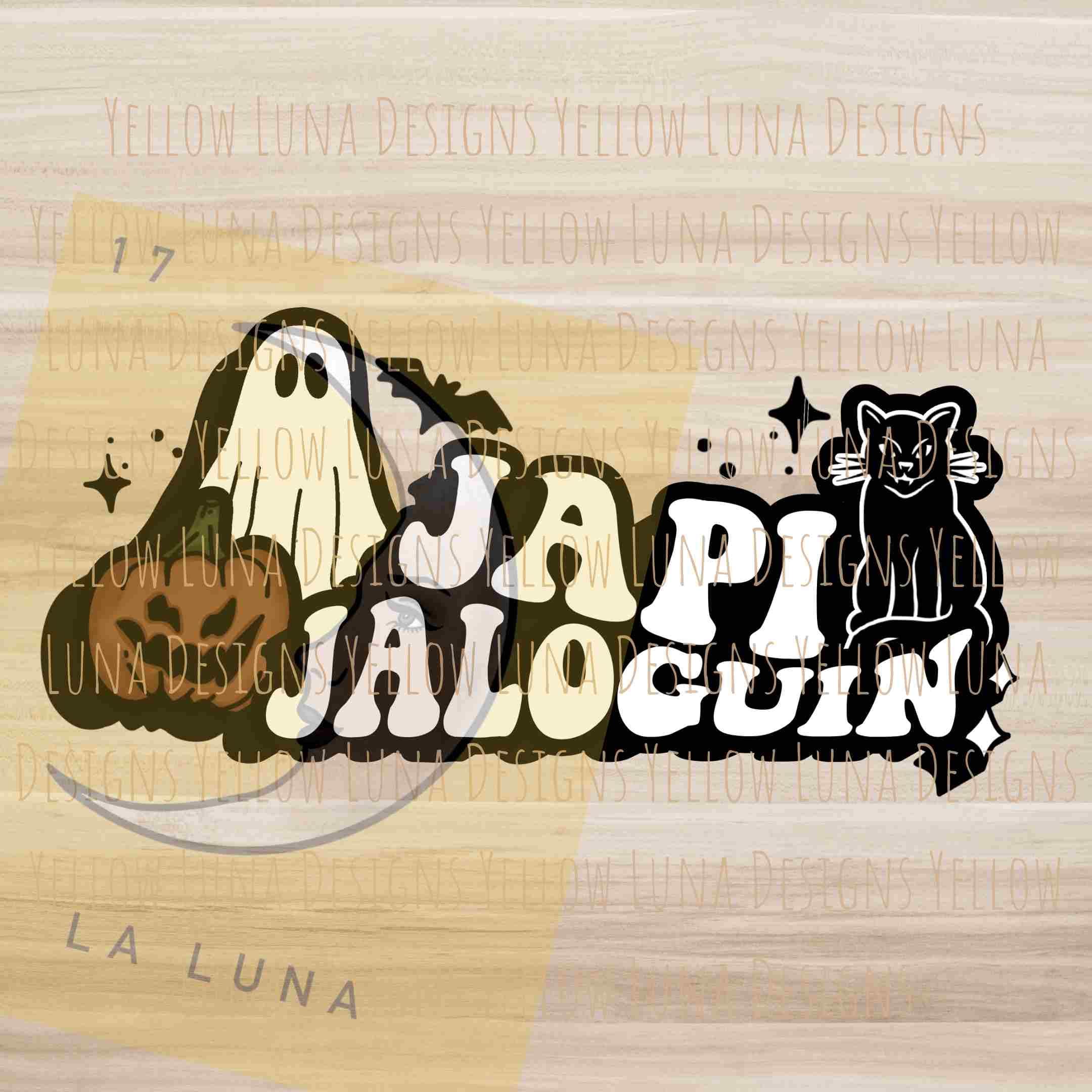 SPOOKY Happy Japi Jaloguin Halloween PNG and SVG - Etsy