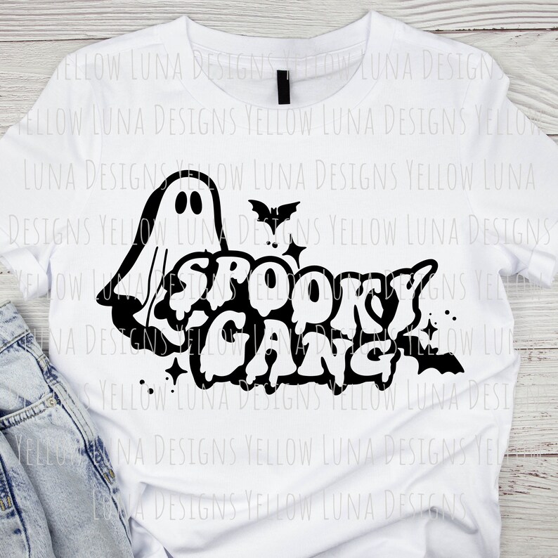 SPOOKY Gang Halloween PNG and SVG - Etsy