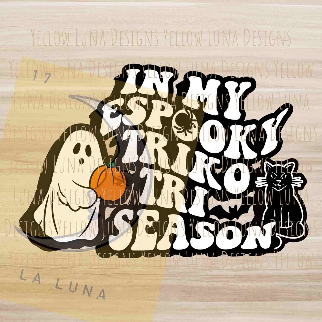 ESPOOKY Triko Tri Season Halloween PNG and SVG - Etsy