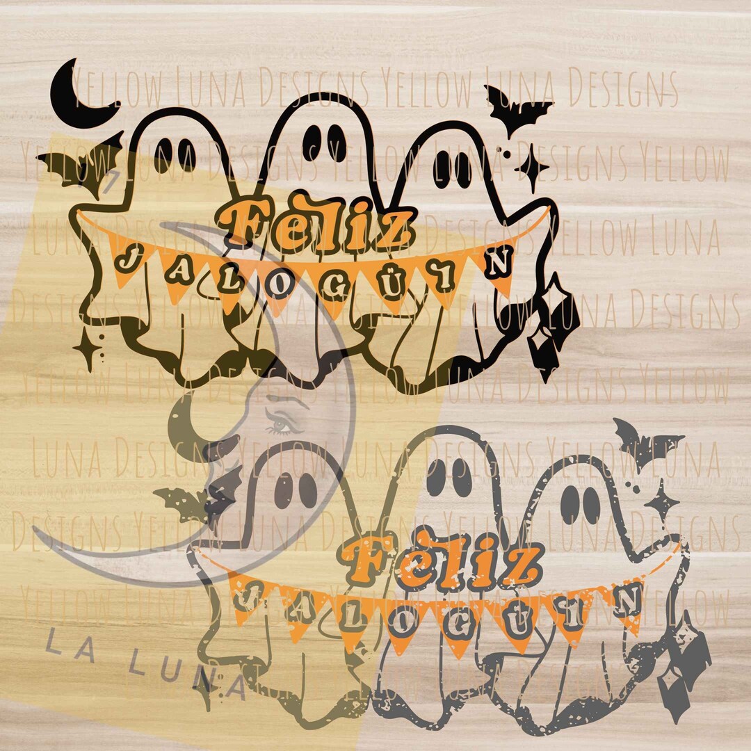 Feliz Jaloguin Halloween PNG and SVG - Etsy