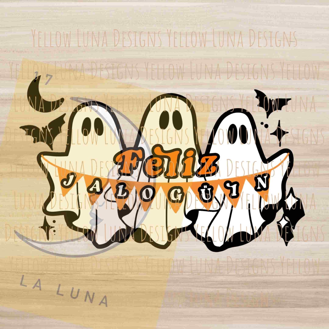 Feliz Jaloguin Halloween PNG and SVG - Etsy