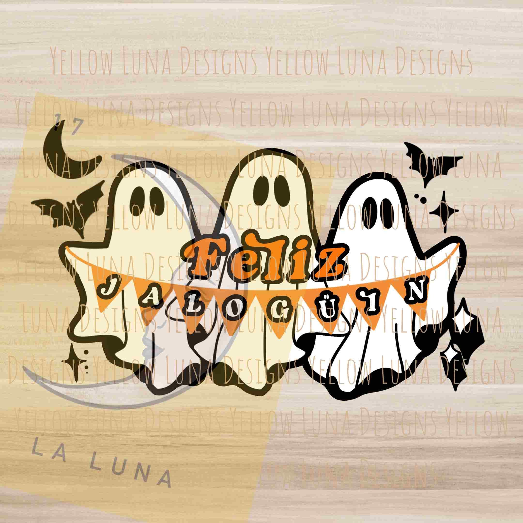 Feliz Jaloguin Halloween PNG and SVG - Etsy