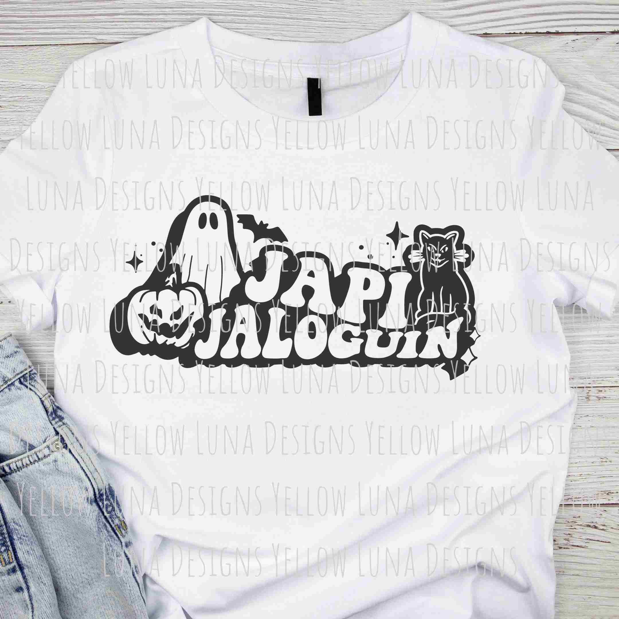 SPOOKY Happy Japi Jaloguin Halloween PNG and SVG - Etsy