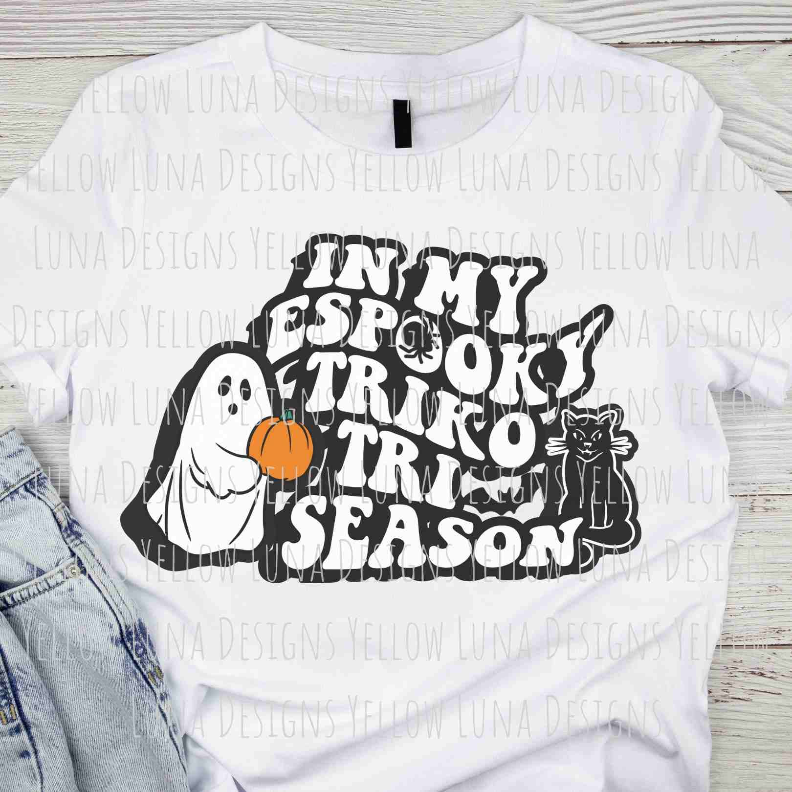 ESPOOKY Triko Tri Season Halloween PNG and SVG - Etsy