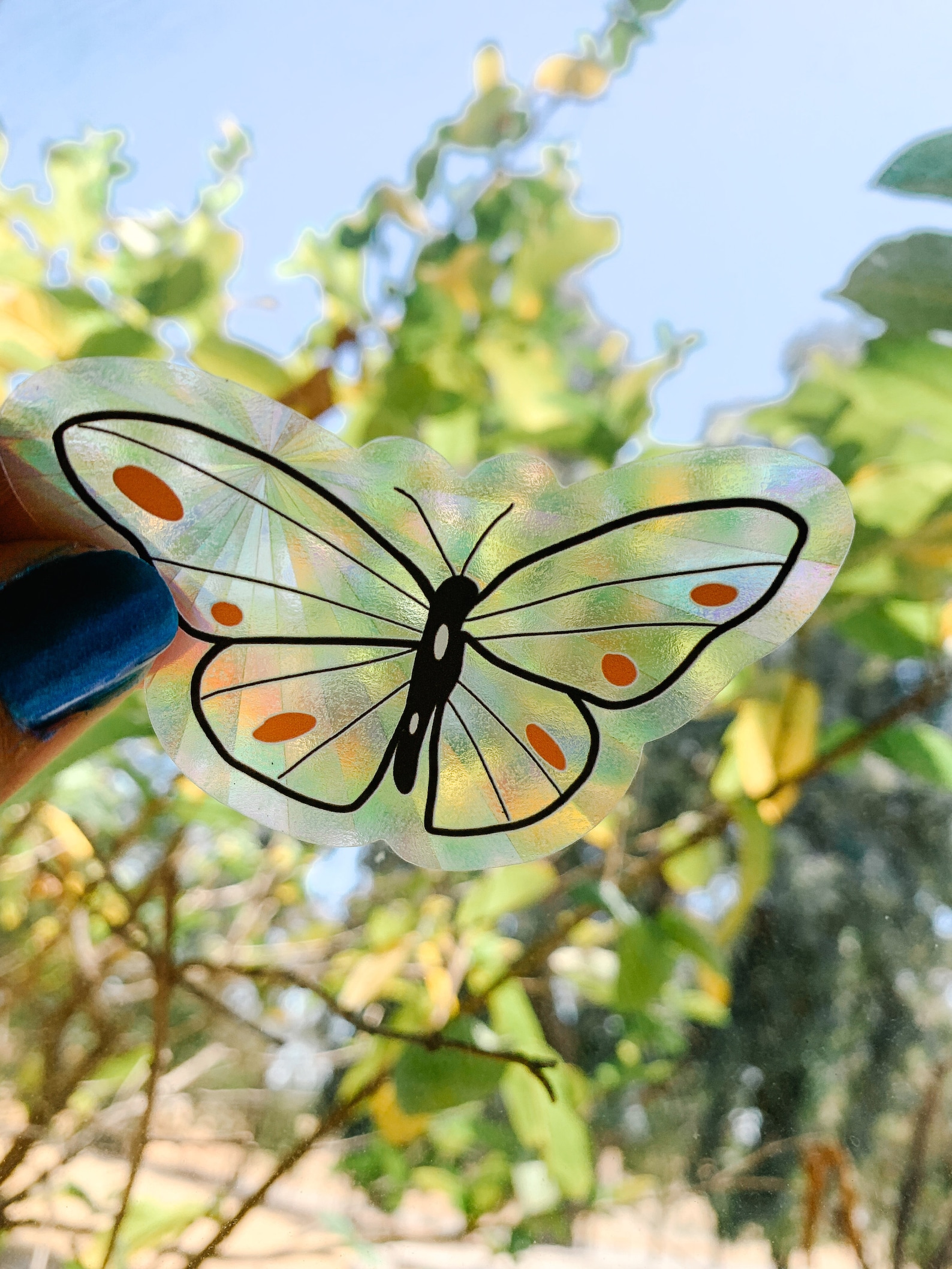 Window Sun Catcher Sticker Sun Catcher Butterfly Sun - Etsy