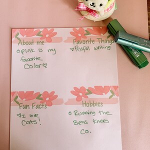 Digital Penpal Printable | Penpal Activity Pages | Penpal Starter Kit ...