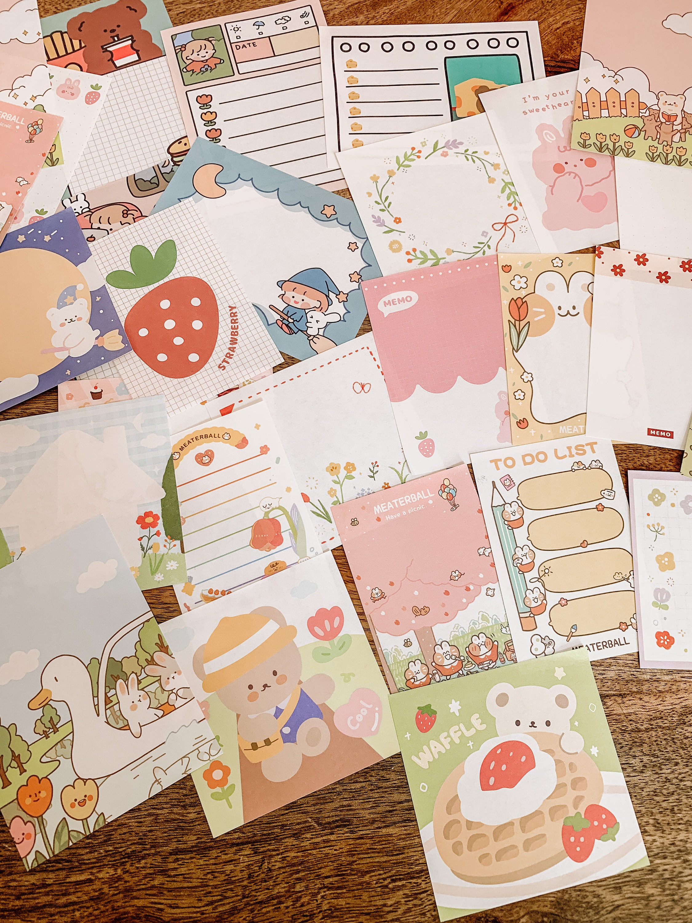 Kawaii Memo Grab Bag Memo Grab Bag Mystery Bag Memo - Etsy