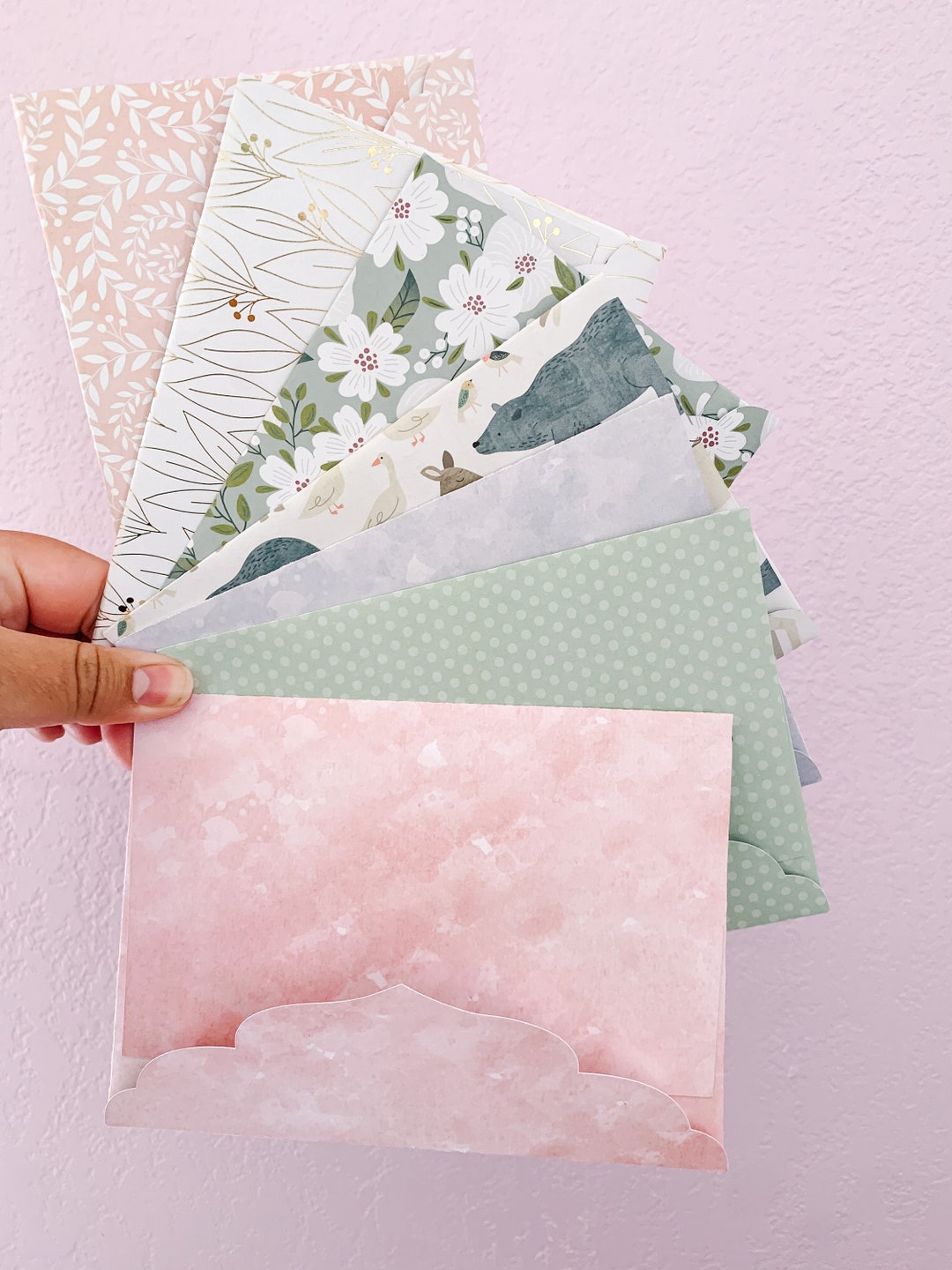 Handmade Envelope Set Pen Pal Kit Envelopes Penpal Letters Gift Ideas ...