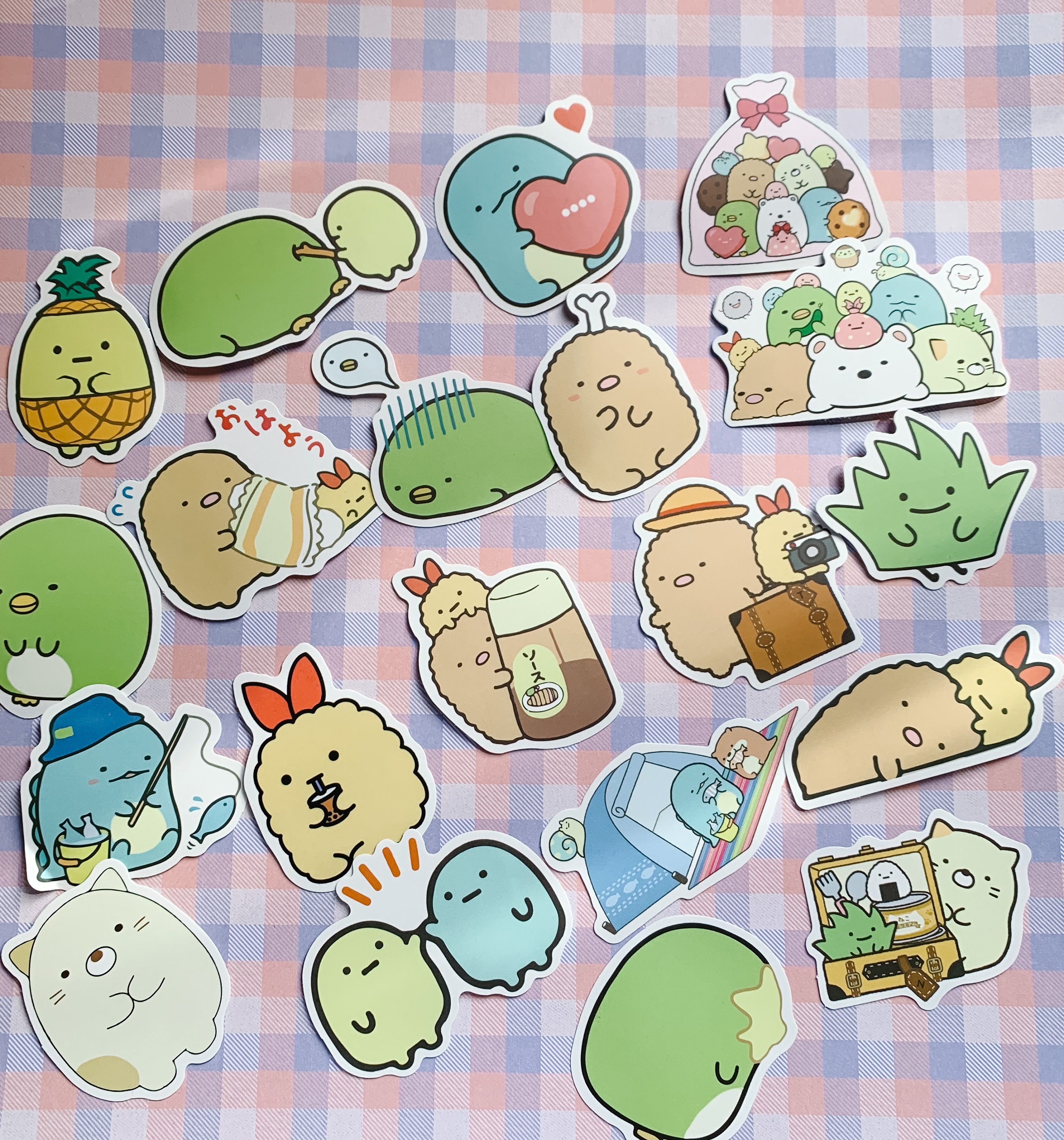 15 Pack Kawaii Sticker Pack Vinyl Stickers Laptop Stickers - Etsy