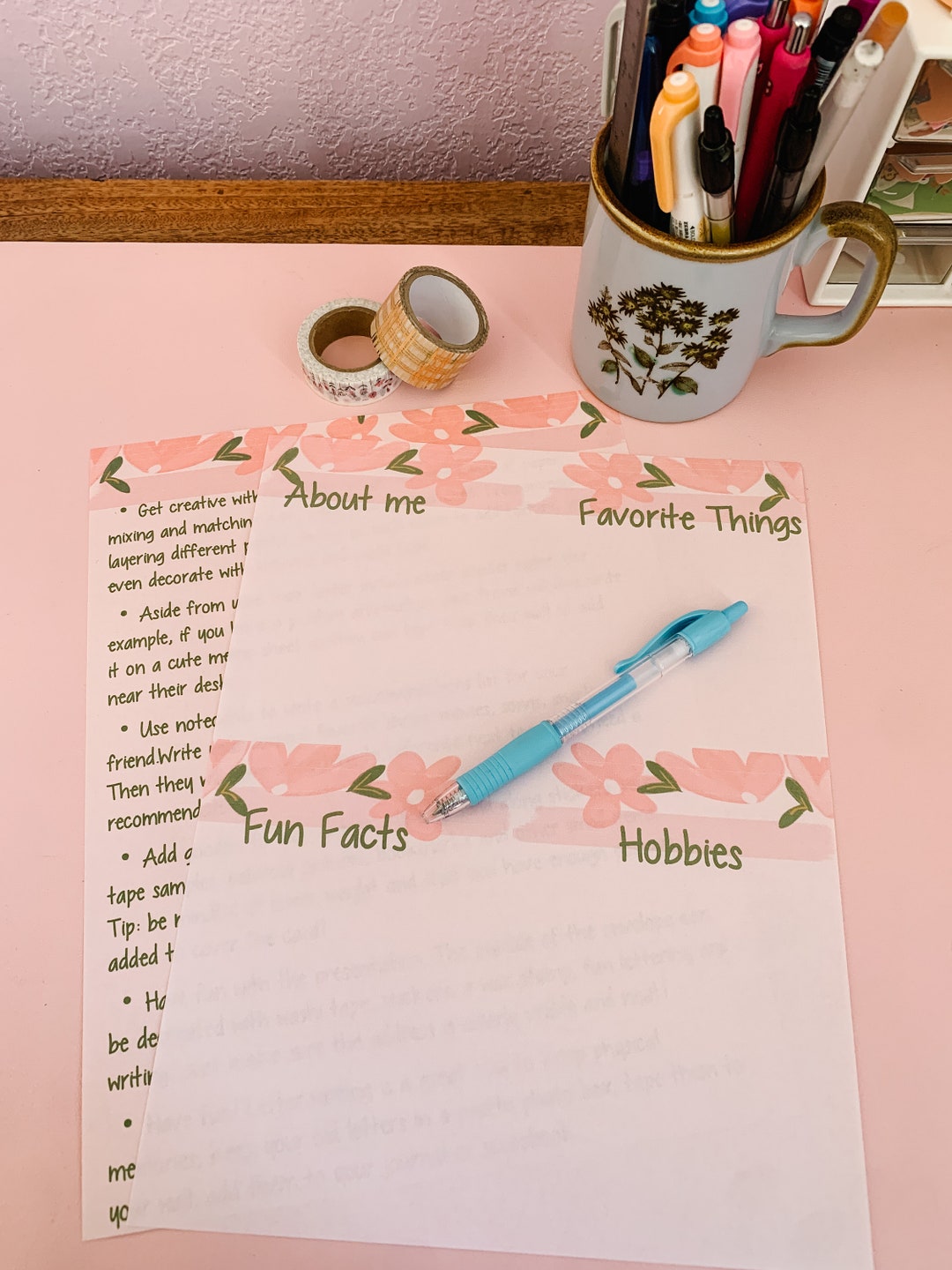 Digital Penpal Printable | Penpal Activity Pages | Penpal Starter Kit ...