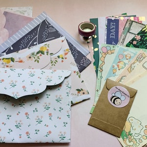 Handmade Pen Pal Kit | Cute Stationery Set | Letter Writing Set | Gift ...