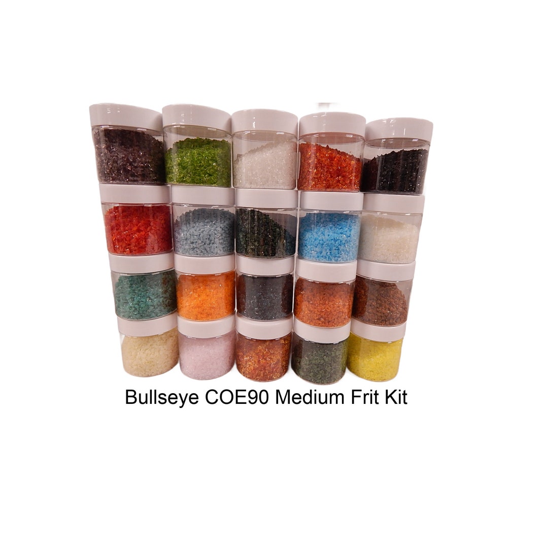 20 Colors COE90 Bullseye MEDIUM Frit Collection 2 Oz. Each - Etsy