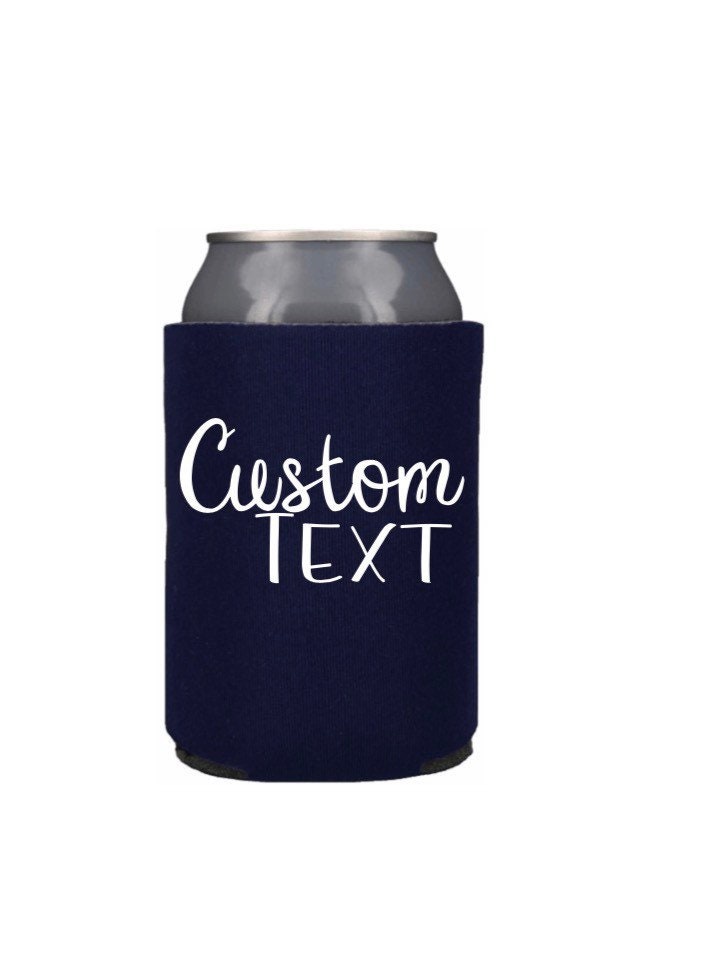 CUSTOM Can Coolers Can Holders Personalized Name | Etsy
