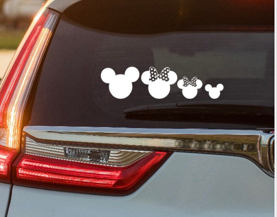 Mouse Family Car Decal - Etsy