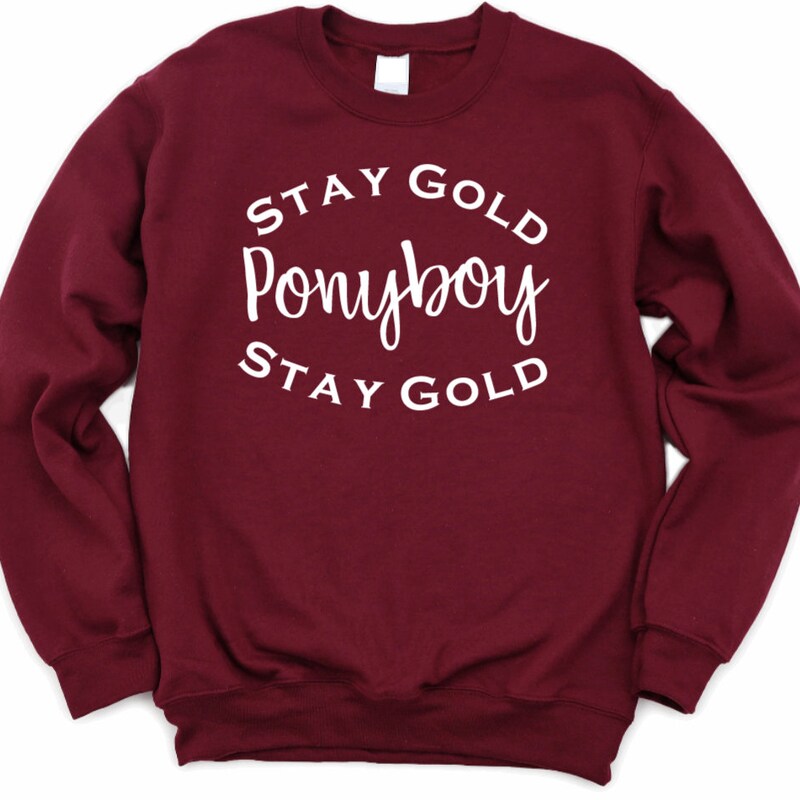 Stay Gold Ponyboy - Etsy