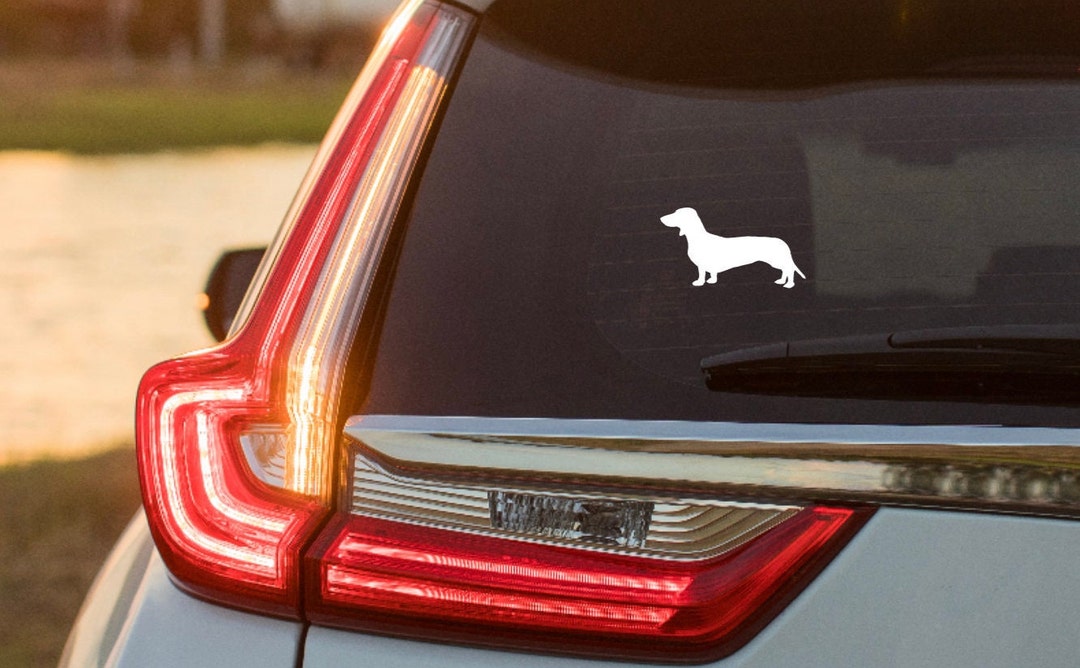 Dachshund Car Window Decal | Vinyl Decal | Sticker | Dog - Etsy