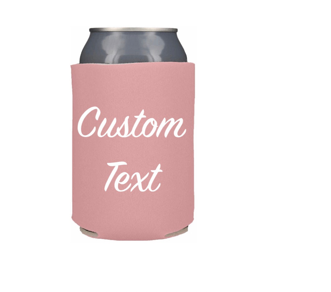 CUSTOM Can Coolers Can Holders Personalized Name | Etsy