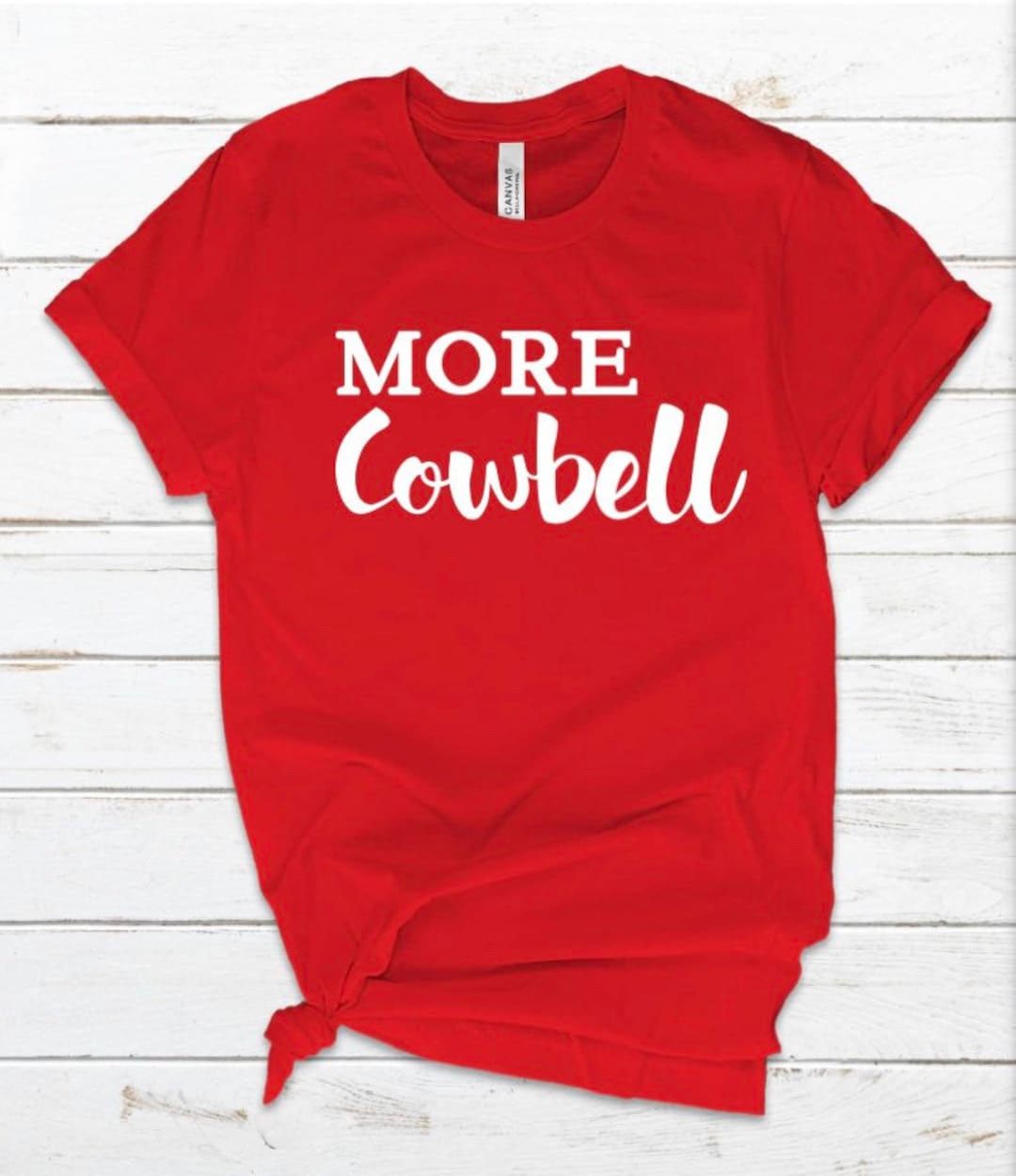 More Cowbell T Shirt SNL Customizable - Etsy