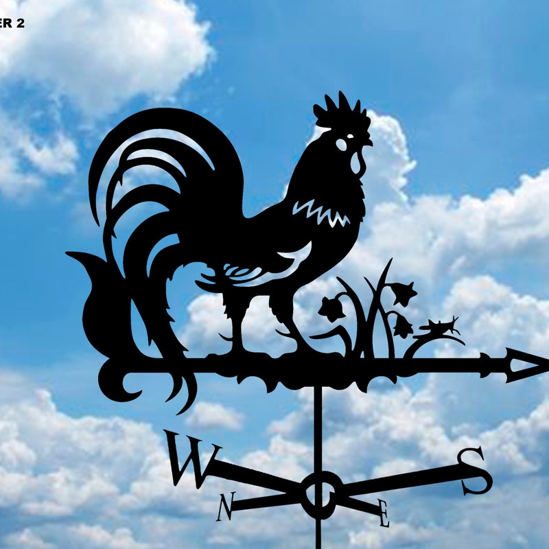 Rooster Weather Vane - Etsy
