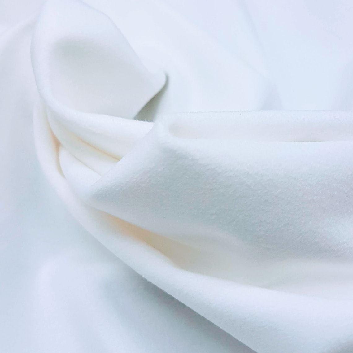 White Velvet Fabric Width of 40cm Ideal for Small Sewing - Etsy Singapore