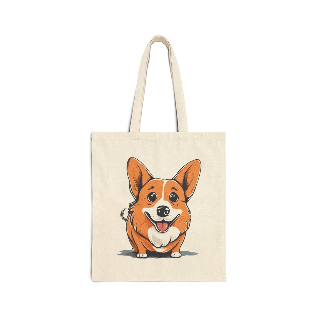 Dog Print Tote Bag, Pet Lover Gift, Dog Lover Tote, Cute Dog Bag ...