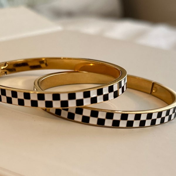 Checkered Bracelet - Etsy