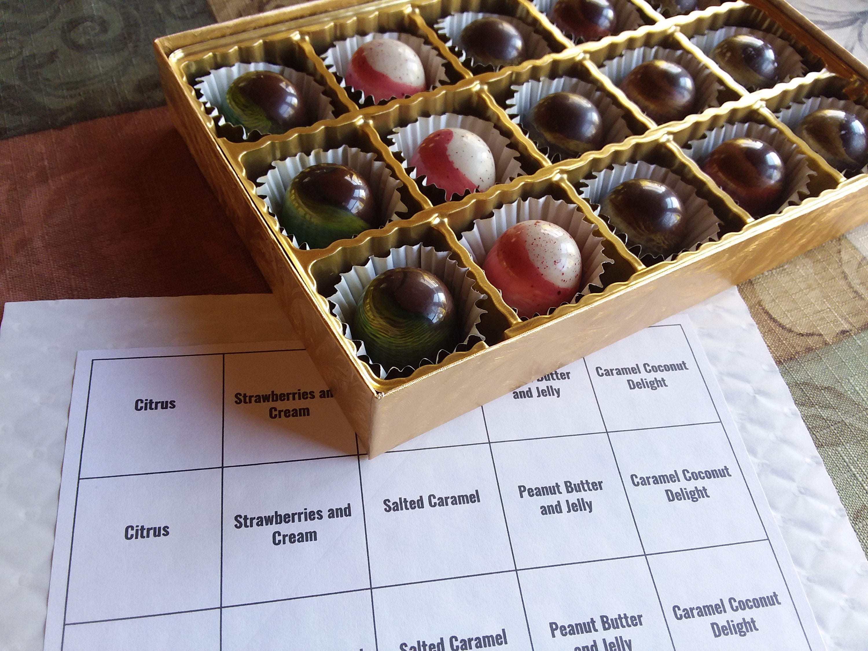 Customizable Box of 15 Assorted Artisan Chocolates Choose | Etsy