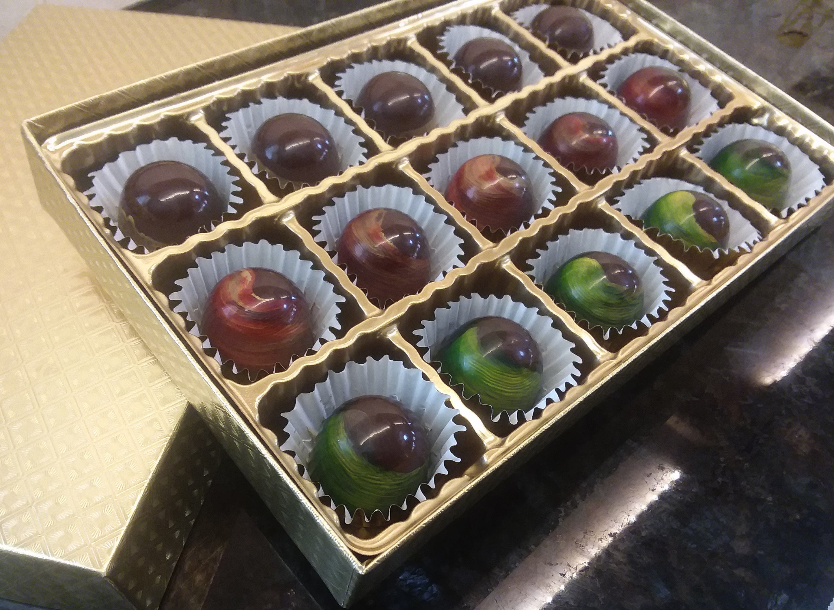 Customizable Box of 15 Assorted Artisan Chocolates Choose | Etsy