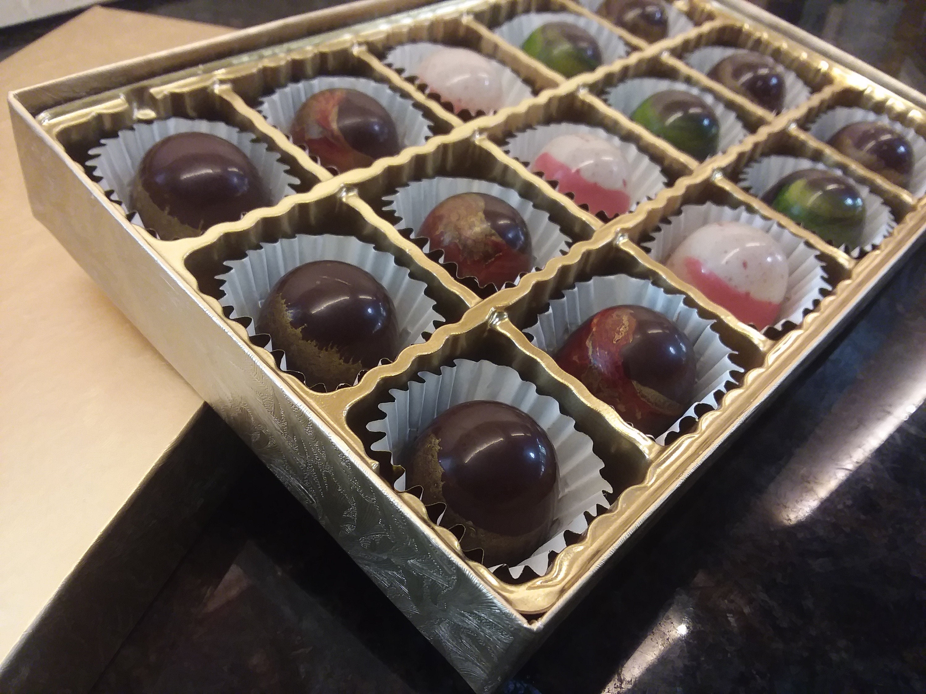 Customizable Box of 15 Assorted Artisan Chocolates Choose | Etsy