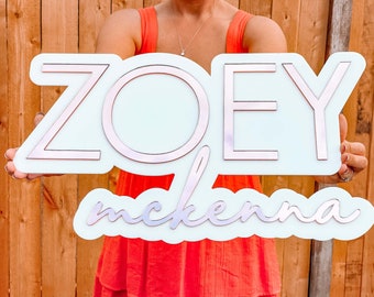 Acrylic Cut Out Name - Etsy