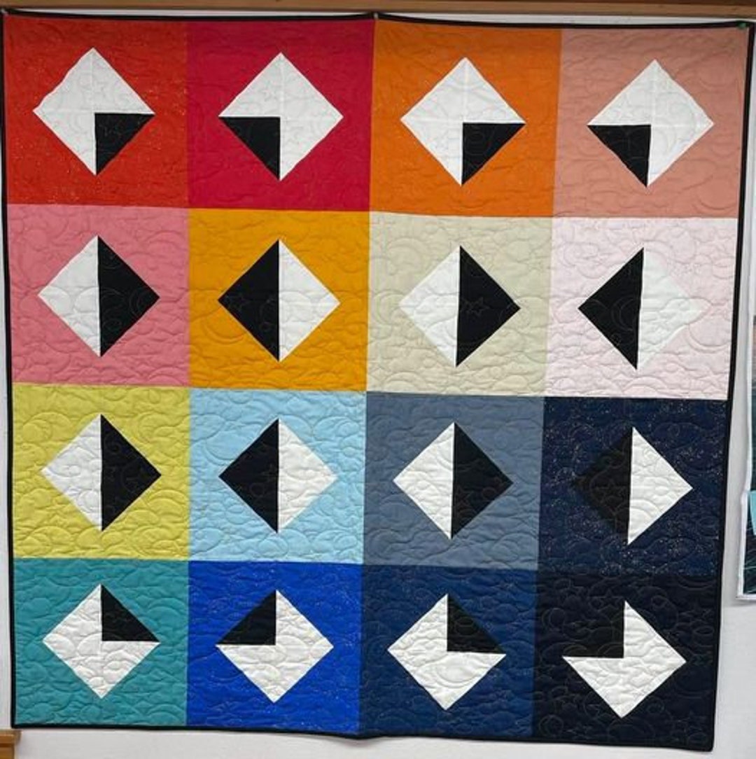 Ruby Star Quilt Kit Obelisk, Obelisk Quilt Kit in Speckles, Moda Quilt ...