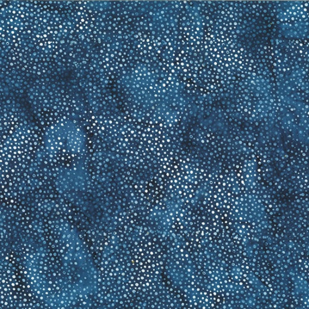 Hoffman 885 Indigo Batik, Dot Batik Hoffman, Indigo Dots on Batik - Etsy