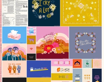 Moda Ruby Star Society COLLAB Face Mask Panel 1 - Etsy