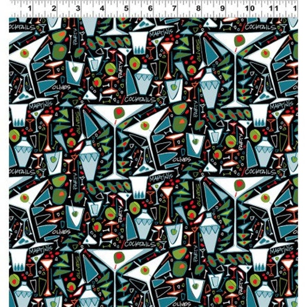 Cocktail Fabric - Etsy