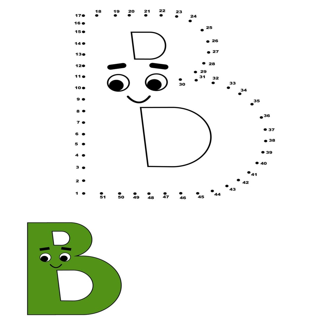Alphabet Dot to Dot Books for Kids| Alphabet Dot| Dot to Dot Alphabet ...