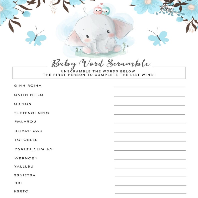 Baby Shower Game| Pinterest Baby Shower Games| Virtual Baby Shower ...