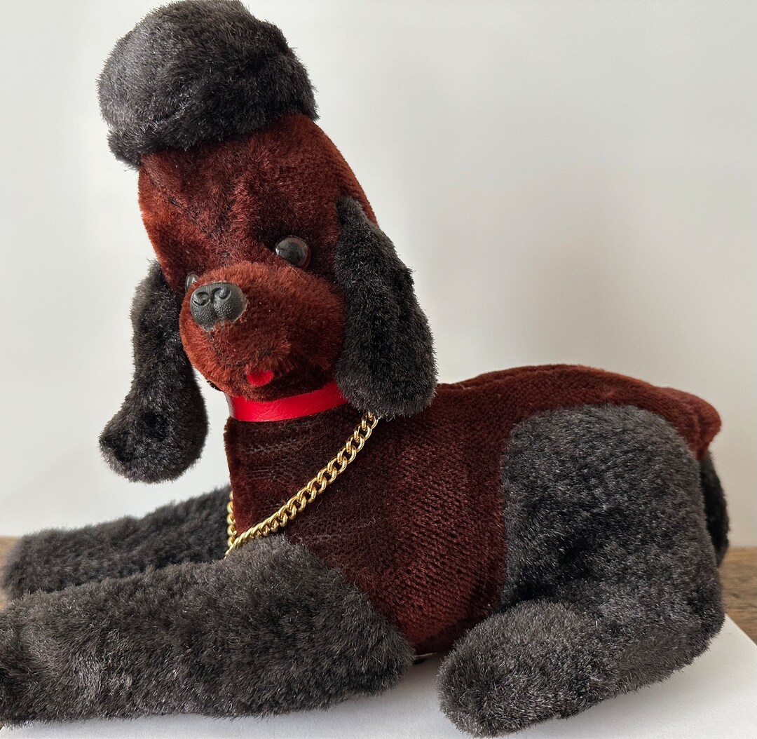 Vtg Poodle Plush Stuffed Toy W/radio! Radio Shack 1960's - Etsy