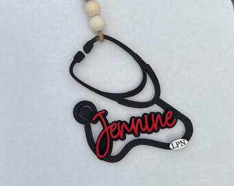 Car Charm / Nurse / Medical Field / Personalized / LPN / RN / Charm ...