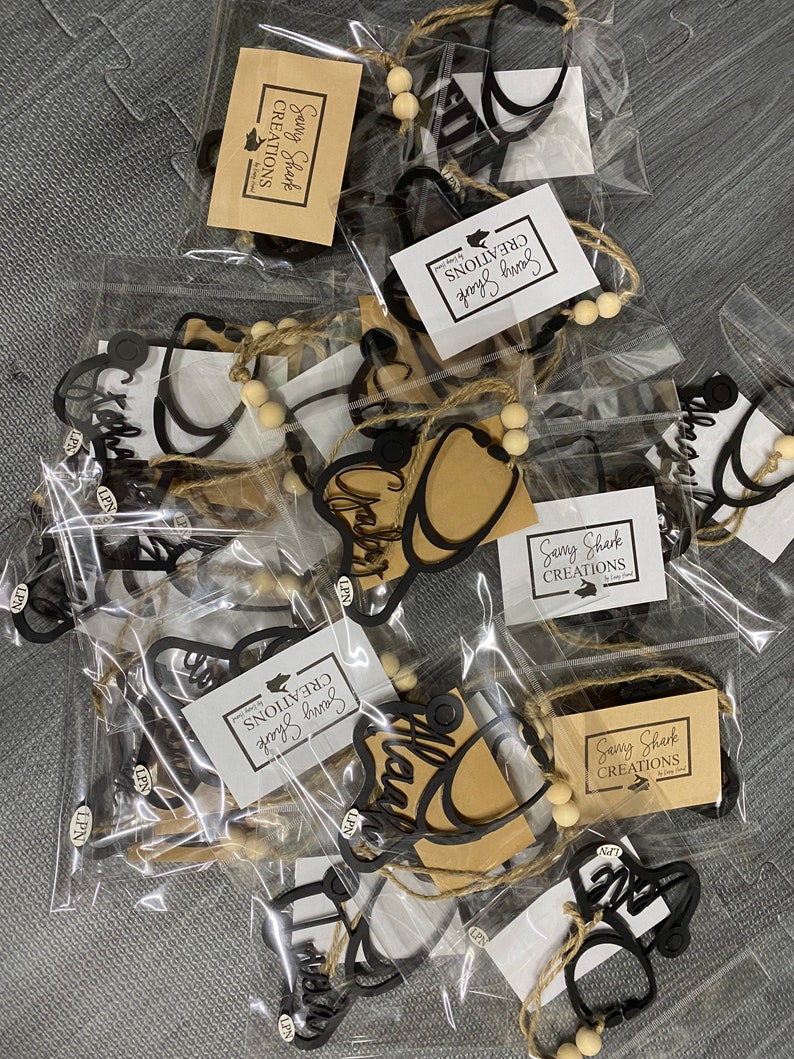 Car Charm / Nurse / Medical Field / Personalized / LPN / RN / | Etsy