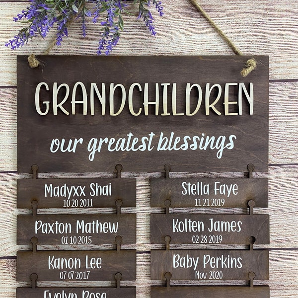 Grandchildren - Etsy
