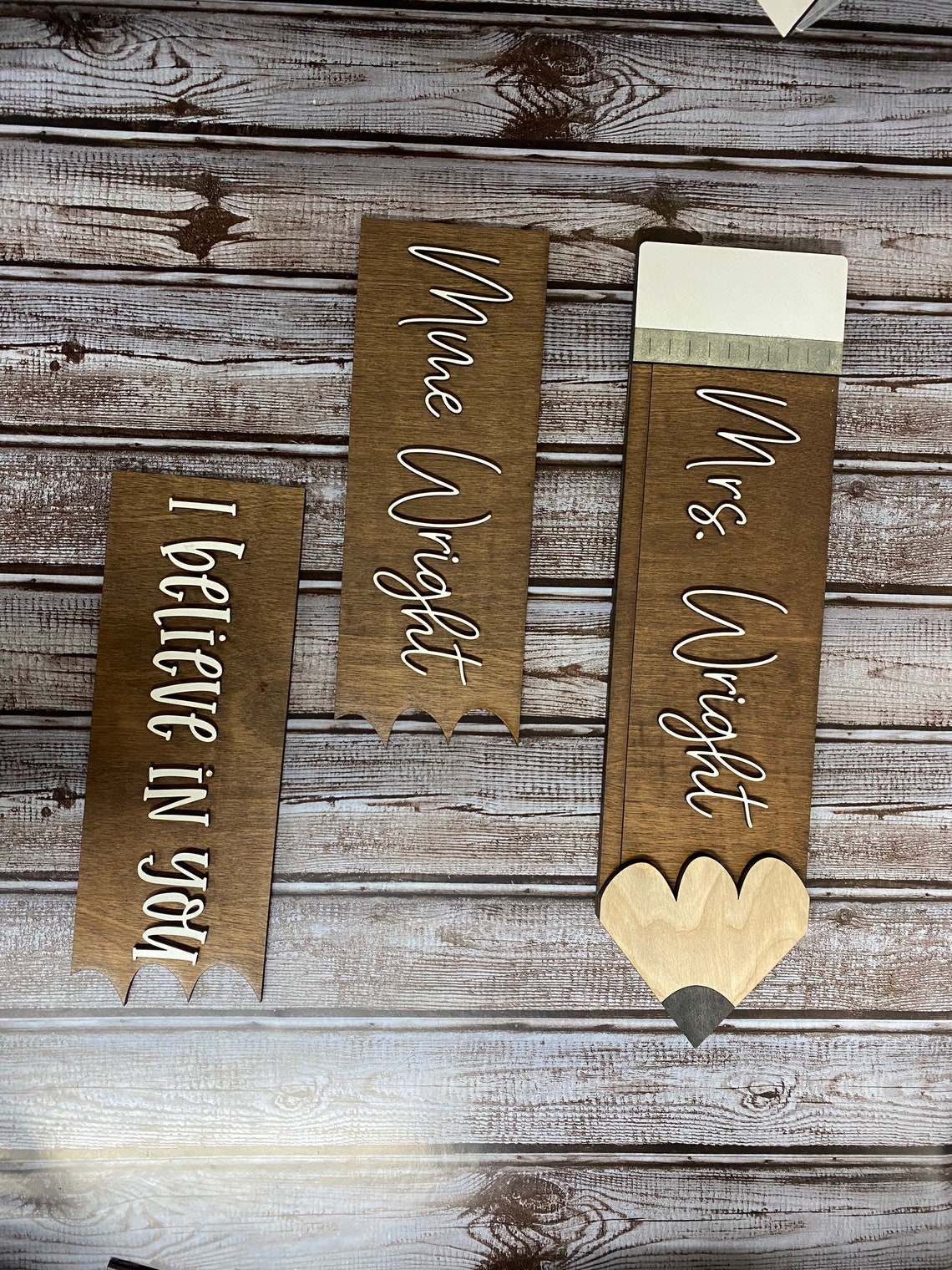 Add on for Pencil Sign PENCIL SIGN Teacher Gift Teacher - Etsy Singapore