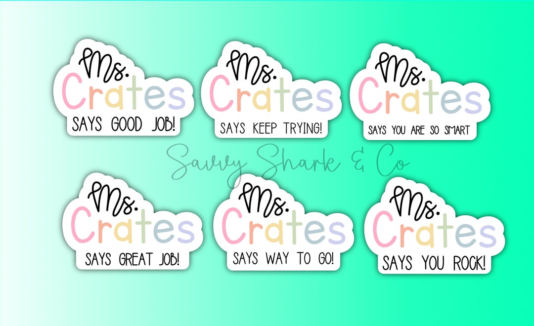 Custom Teacher Stickers / Teacher Gift / Student Stickers / Teacher ...