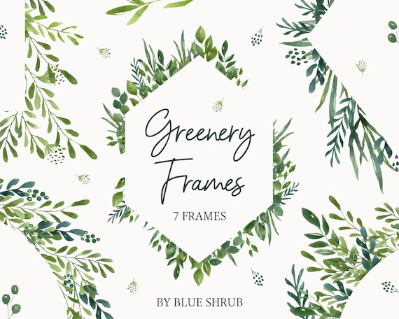 Greenery Border SVG