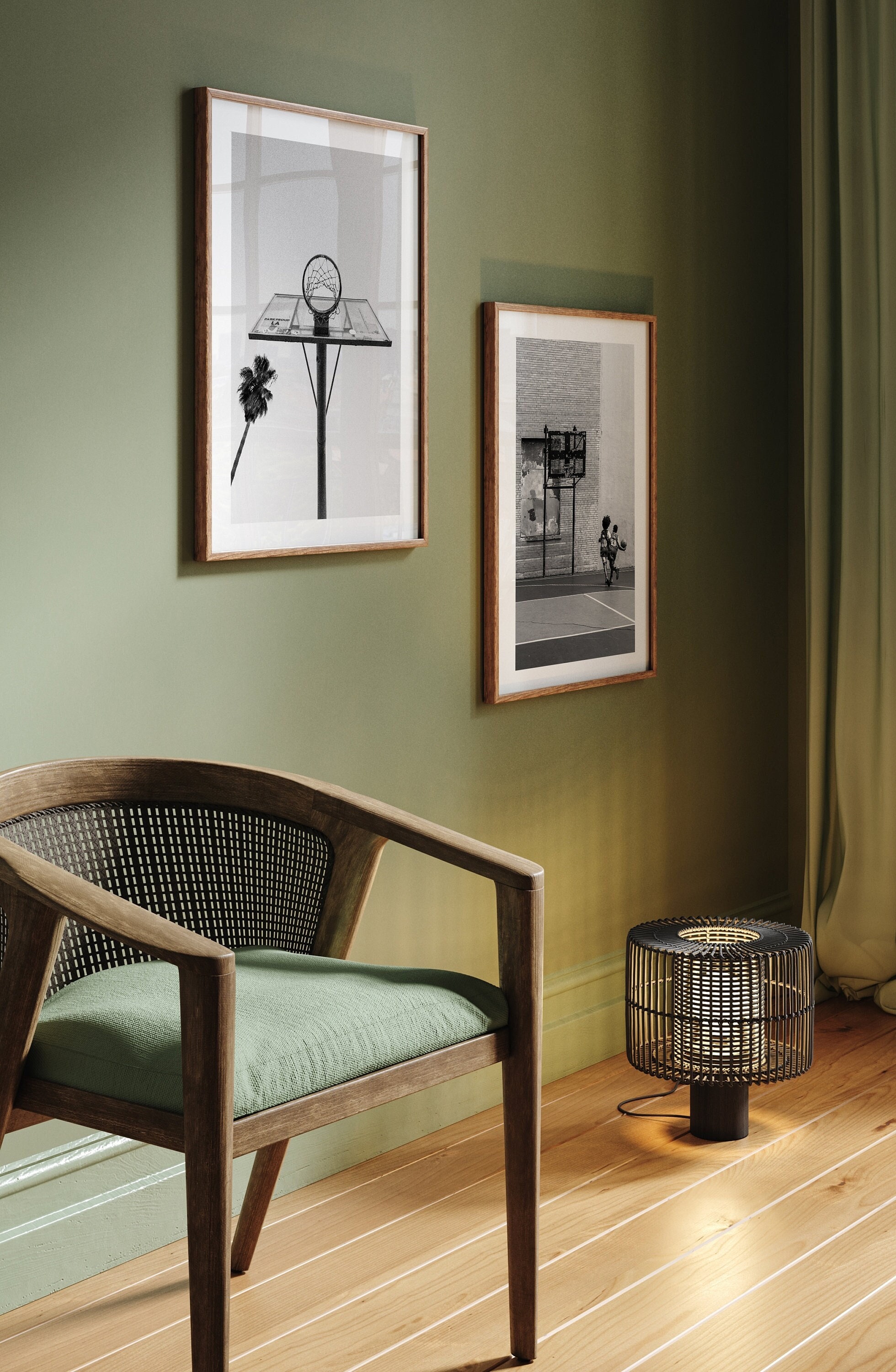 Black & White Basketball Photo Print Set: Minimalist Sports Wall Art - Etsy