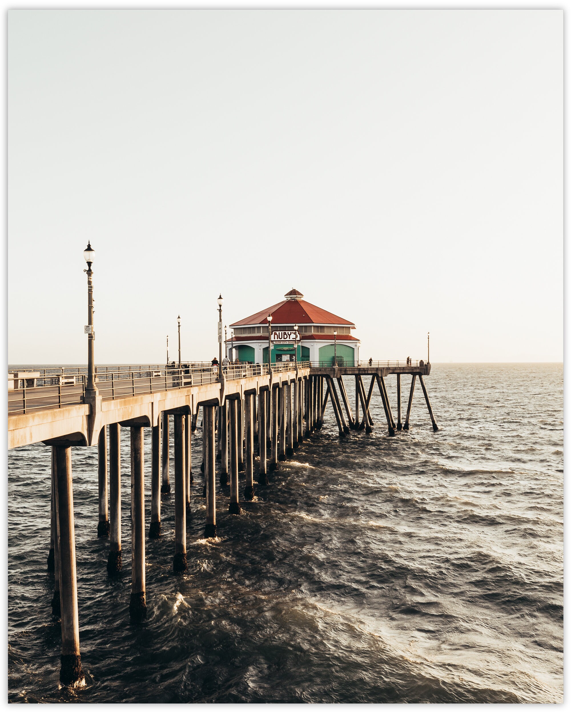 Huntington Beach Sign Photo Print, California Pier Wall Art Prints ...