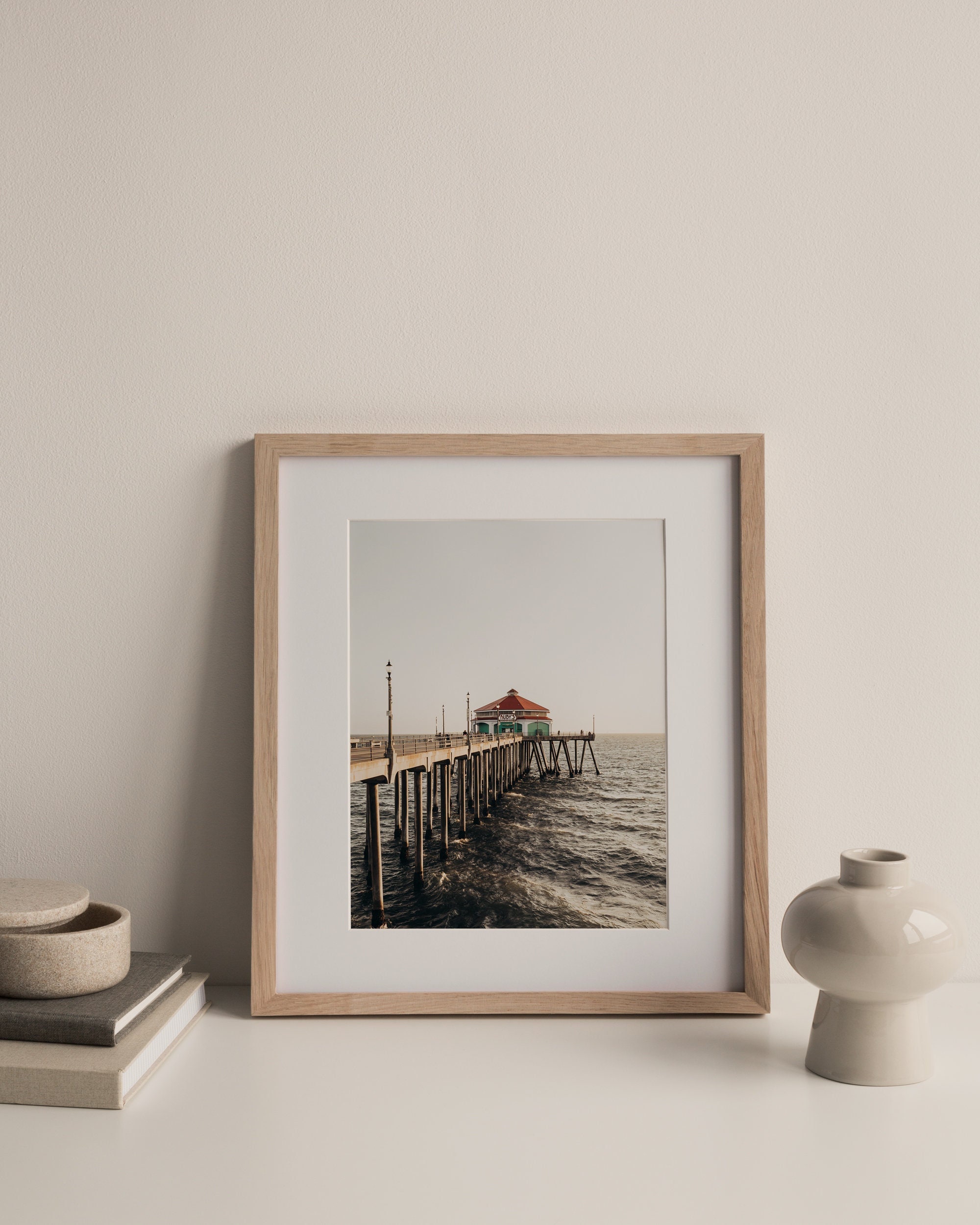Huntington Beach Sign Photo Print, California Pier Wall Art Prints ...