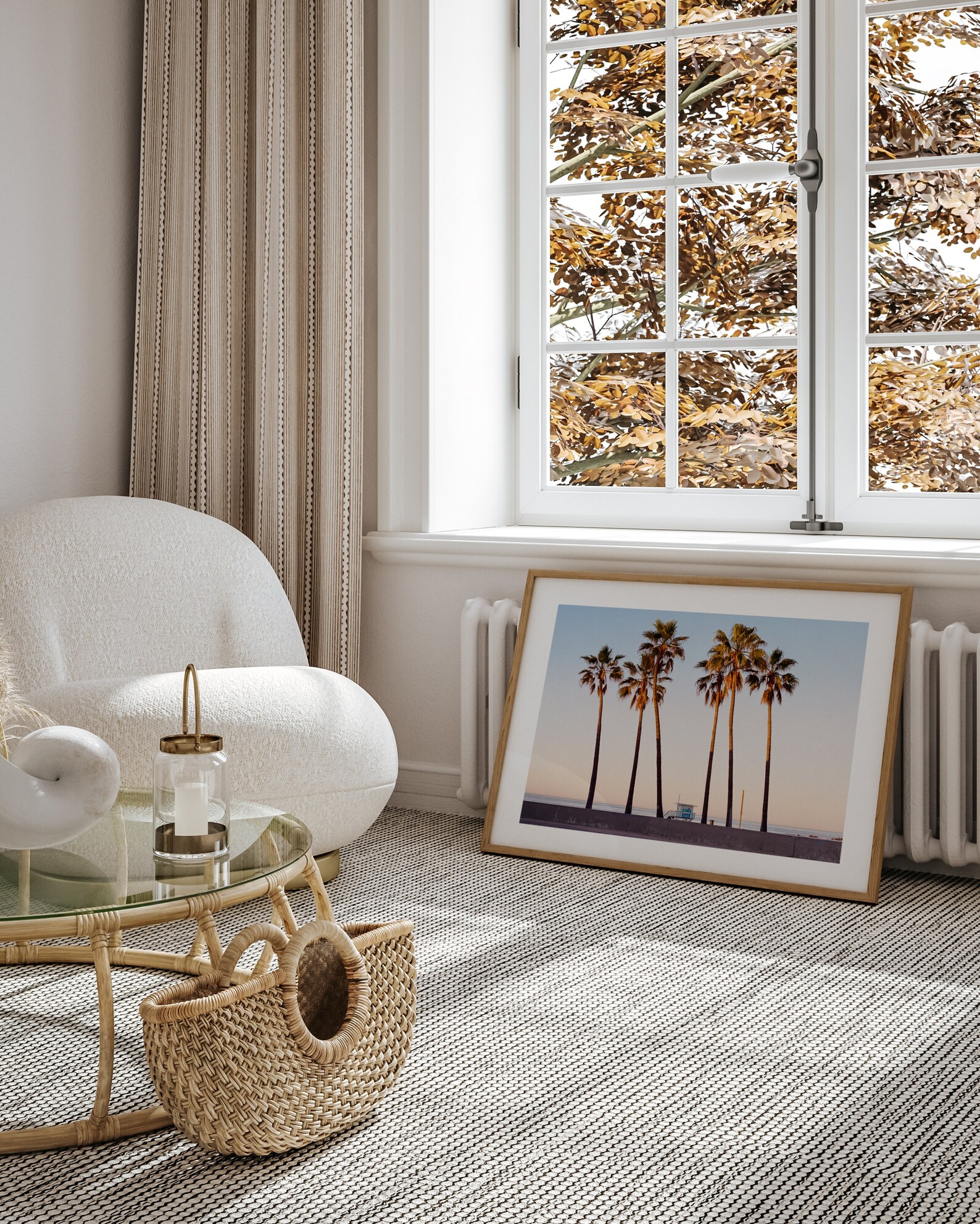 Venice Beach Photo Print, Palm Trees Poster, Lifeguard Tower, Tree ...