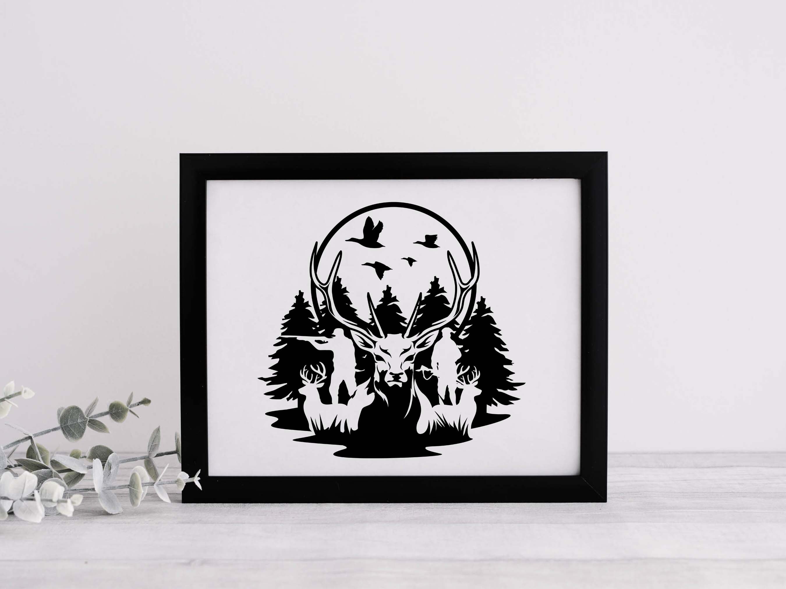 Hunting Svg Deer Hunting Svg Deer Hunter Svg Outdoor - Etsy Australia